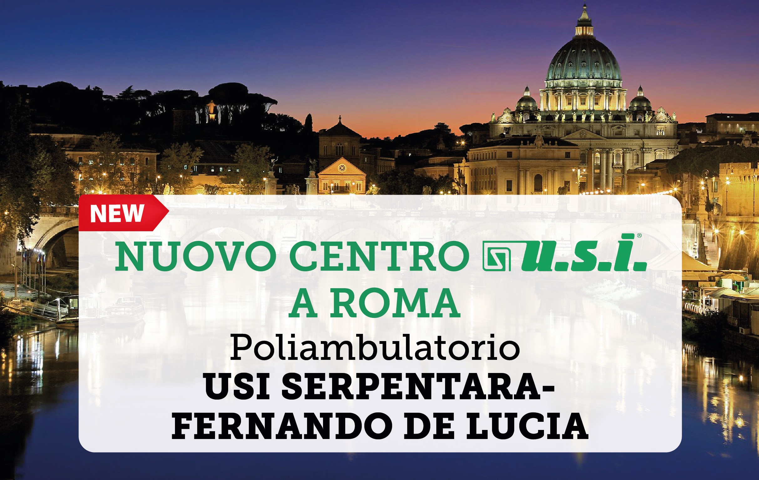 USI - Apre un nuovo centro USI a Serpentara